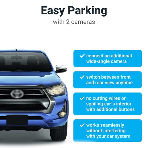 Toyota Hilux Front Backup Camera Control Connection Kit Smart Car ...