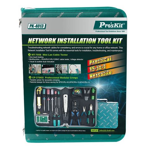 Network Installation Tool Kit Pro'sKit PK-4013 - ToolBoom